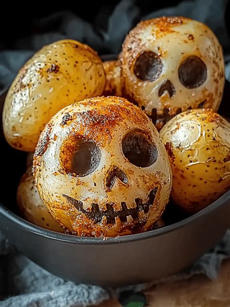 Creepy Yet Creamy Spooky Skull Potatoes For Halloween Joy Quickest