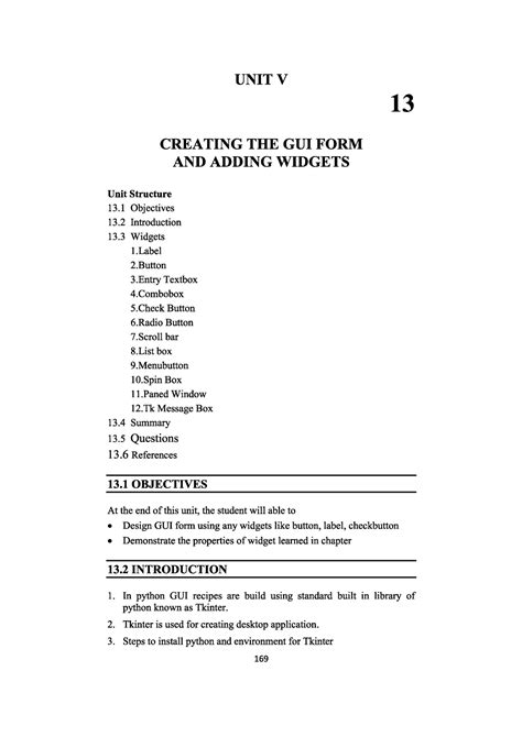 Python Creating THE GUI FORM MT105a Studocu