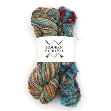 Modern Medieval Beaded Mohair And Beaded Lakehouse Handspun Wool Rrmm