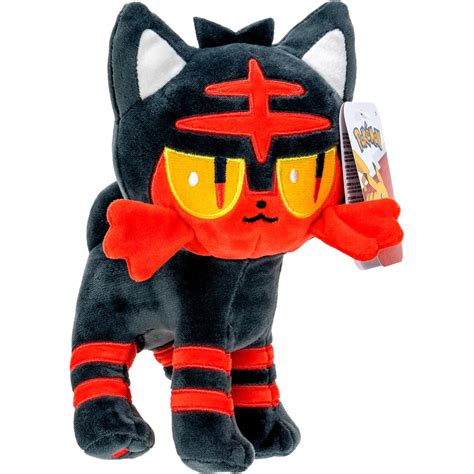 Jazwares Pokemon Plush 20cm W15 Litten Jw095217 W15 Pkw3075 Toys