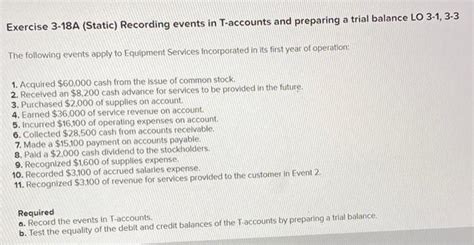 solved exercise 3 18a static recording events in