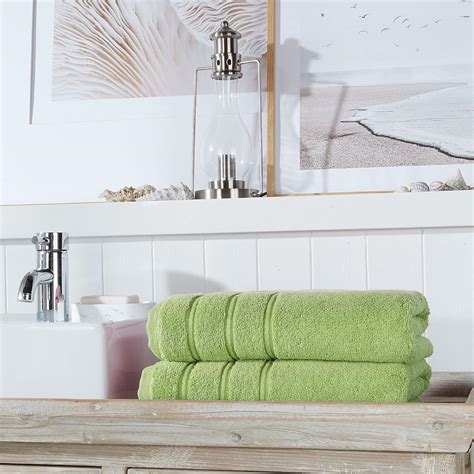 Christy Antalya Large Bath Towels Set Of 2 100 Turkish Cotton
