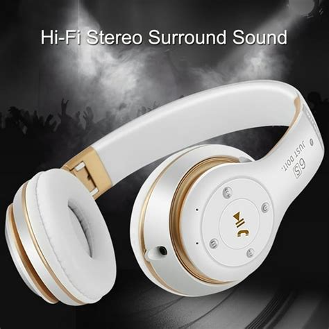 6s Wireless Headphones Noise Cancelling Foldable Wireless Headphones Bluetooth Stereo Headset