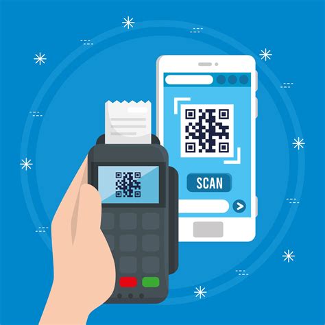 Qr Code Inside Smartphone And Dataphone Vector Design Vector Art At Vecteezy