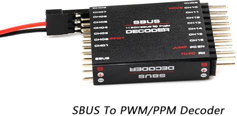 SBUS PPM To PWM Decoder CH For Futaba FrSky XM X R RXSR OFF