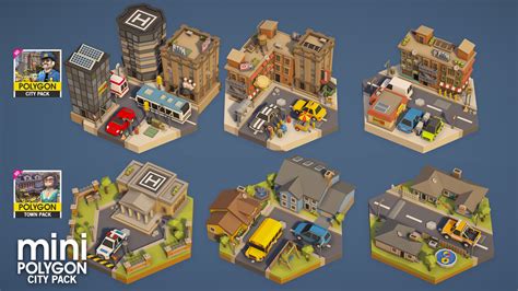 Polygon Mini City Pack