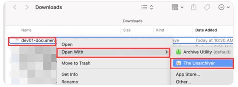 Unzipping Files Via Macos Firm360