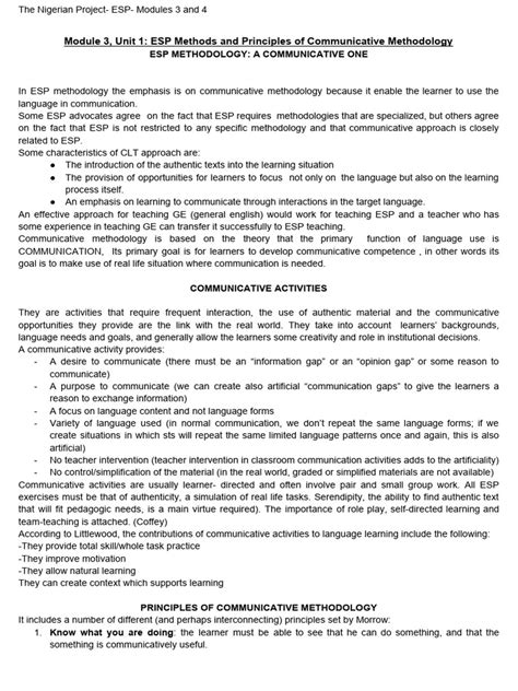 ingles y su enseñanza iii summary module 3 1 and4 1 download free pdf