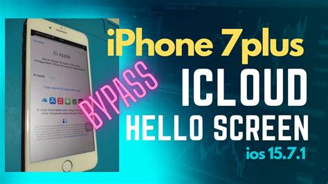 IPHONE PLUS BYPASS ICLOUD HELLO SCREEN WORK YouTube