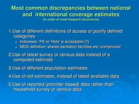 Ppt Who Unicef Joint Monitoring Programme For Water Supply And Sanitation Jmp Powerpoint