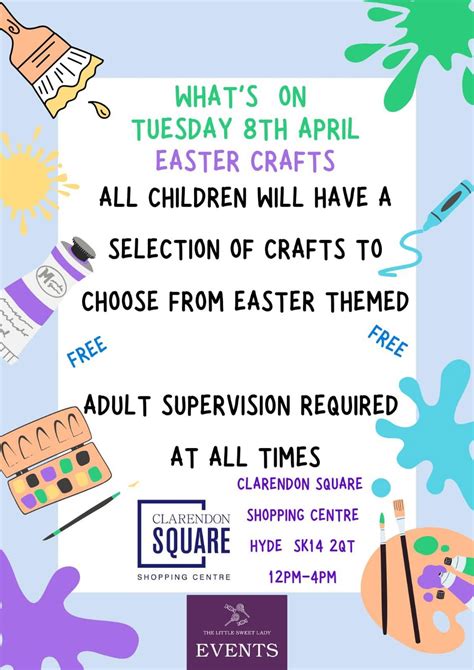 Theres A Free Easter Craft Session Clarendon Square Facebook