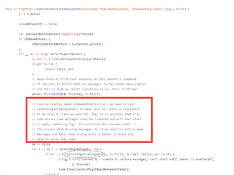 Question About Restoremsgsfromsnapshot Function · Issue 960 · Nats Io