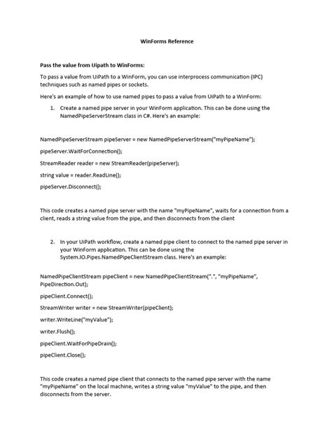 Winforms Reference Pdf