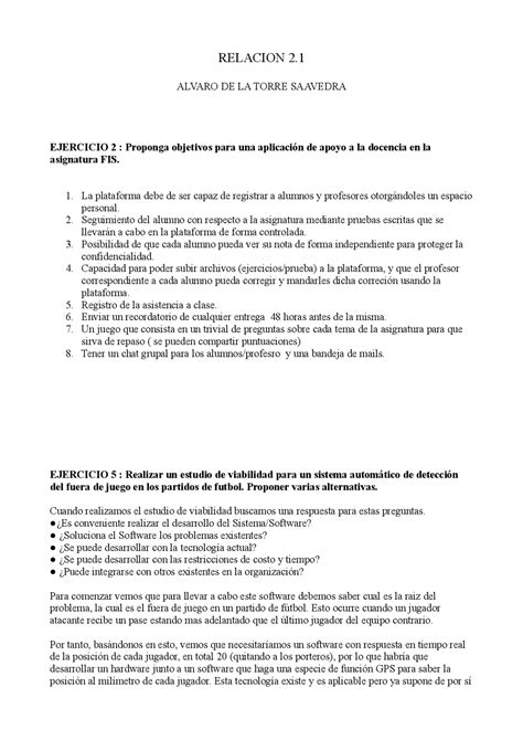 Ejercicios Ejercicios De Programación Informática Docsity