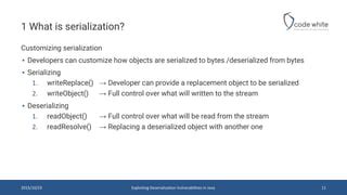 Exploiting Deserialization Vulnerabilities In Java PDF