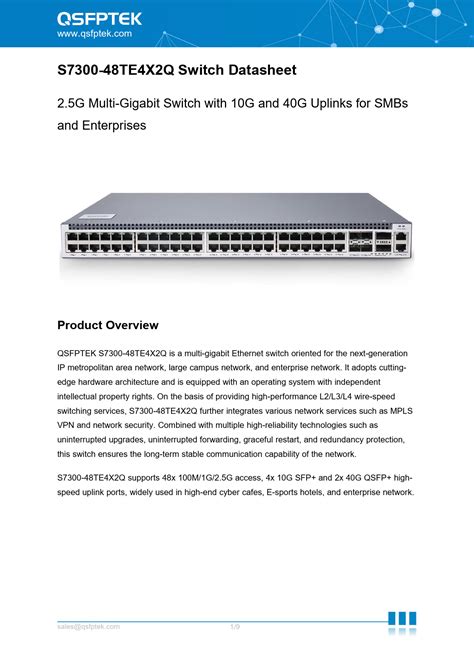 Qsfptek Device Database
