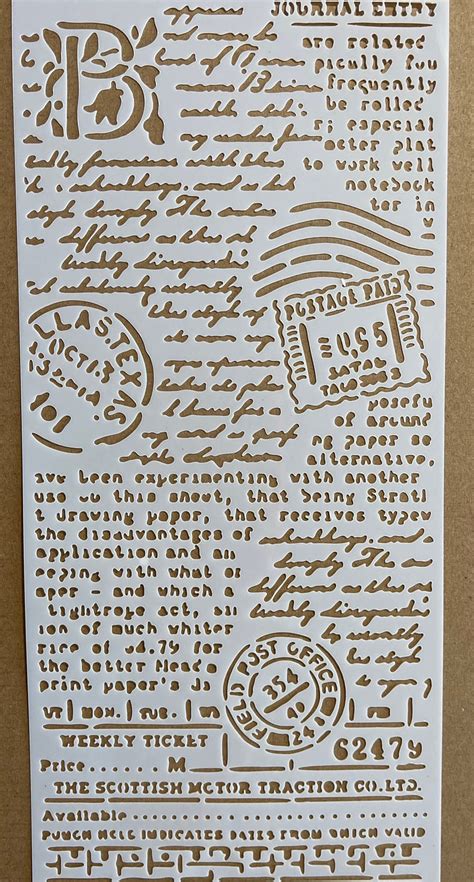 Script And Postal Stencil My Vxw Site V47dag