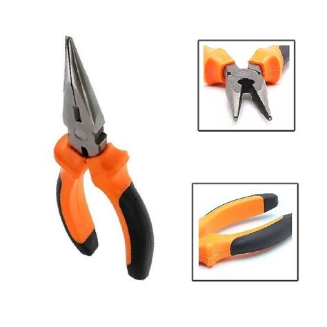 Alicate De Bico 12 6 Polegadas Aço Carbono Emborrachado Bragante Ferramentas