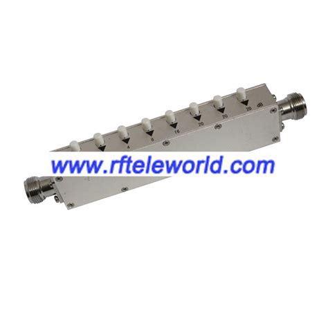 stepped attenautor variable attenuator keypress attenuator