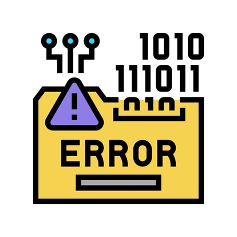Error System Color Icon Vector Illustration 10303164 Vector Art At Vecteezy