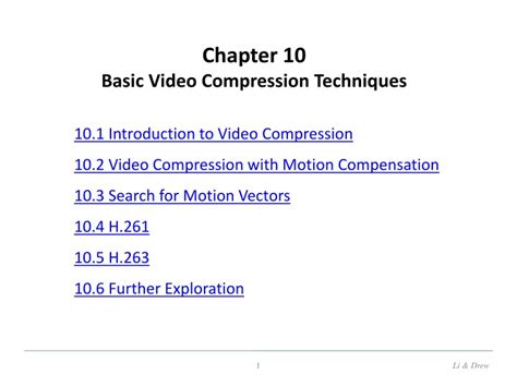 PPT Chapter Basic Video Compression Techniques PowerPoint Presentation ID