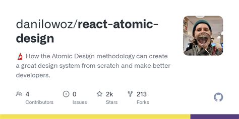 Github Danilowozreact Atomic Design 🔬 How The Atomic Design