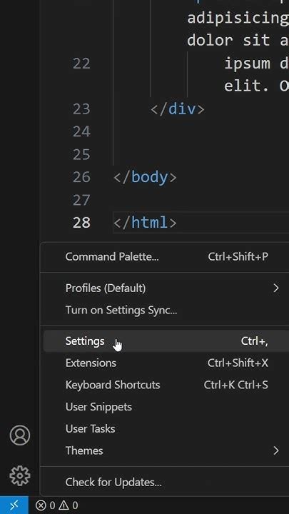 como configurar o emmet do vscode para adicionar lang pt br emmet vscode settings webdev