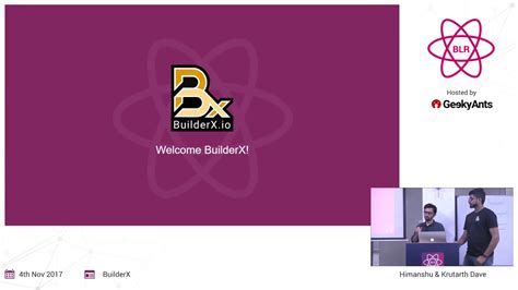 react native meetup 6 builderx introduction youtube