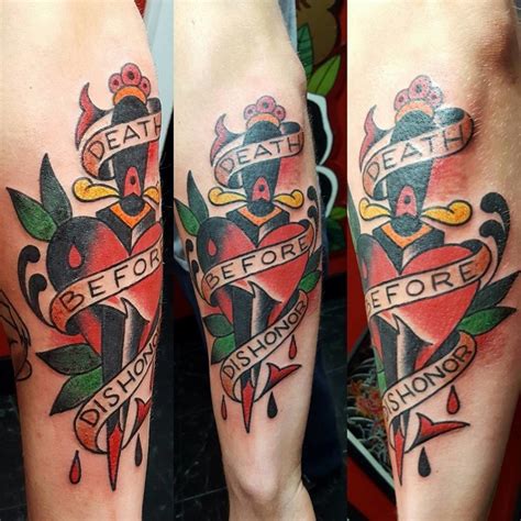 Death Before Dishonor Tattoo