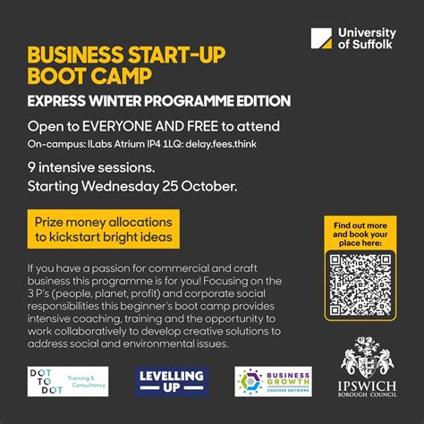 Uos Business Suffolk On Linkedin Our Boot Camps Are A Fantastic Forum To Kick Start Your