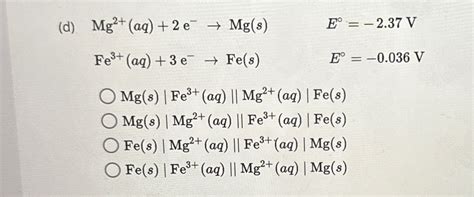 solved d give the standard line notation for each