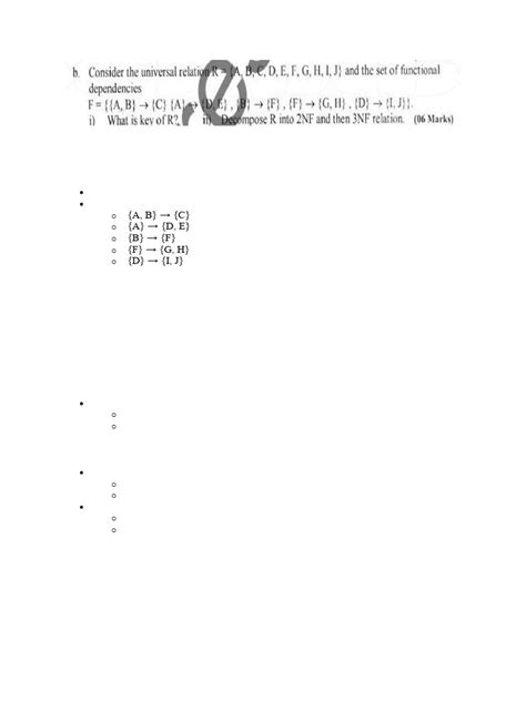 Solved Normalization With Sets Problem Pdf