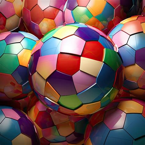 Premium Ai Image Spherical Geometric Array