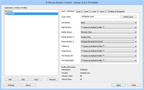 Download Portable X Mouse Button Control 2192