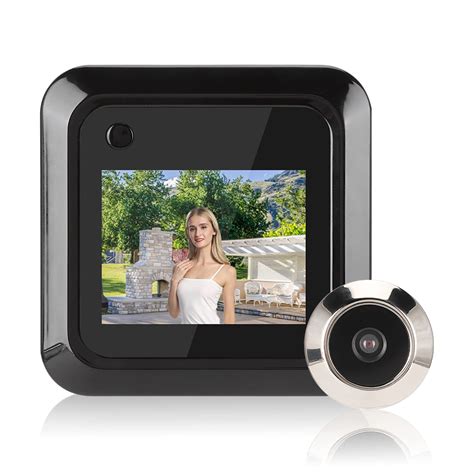 24 Peephole Camera 03mp 95° Wide Angle Hd Door Viewer With Tft Lcd