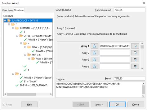 Subtotal Returning The Wrong Result For The Specified Parameter English Ask Libreoffice
