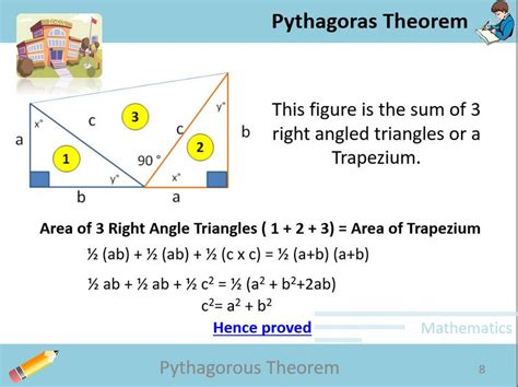 Pythagoras Theorem Theorems Mathematics Powerpoint Topics