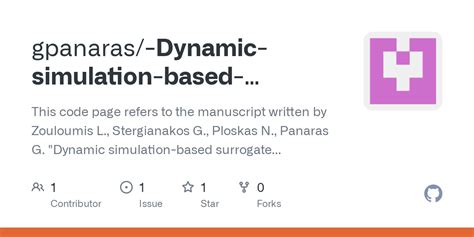 Github Gpanaras Dynamic Simulation Based Surrogate Model For The Dimensioning Of Building
