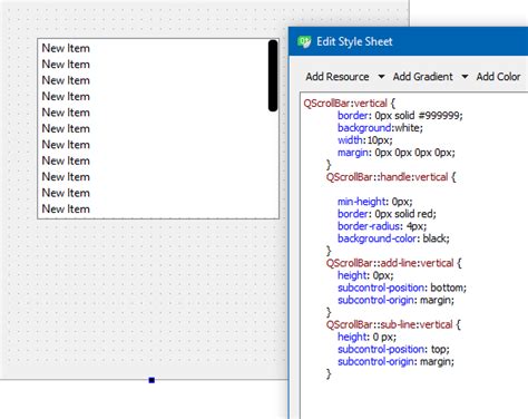 Scrollbar Handle With Rounded Edges Qt Forum