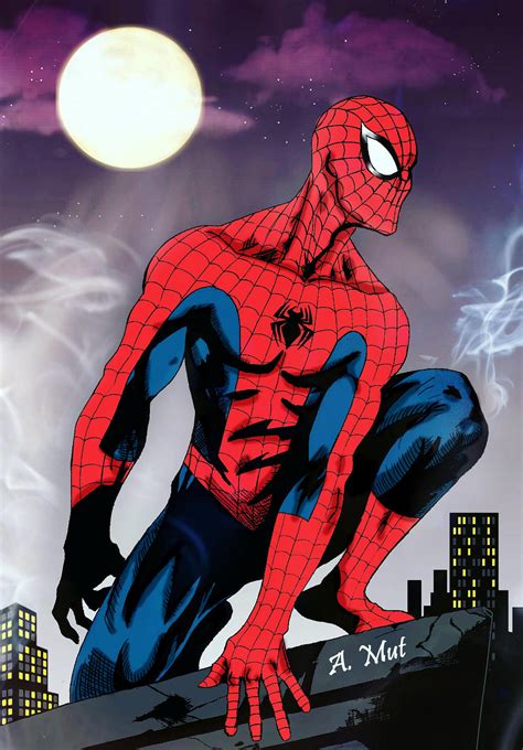 Spider Man Colored [2017] By Mutal Ali On Deviantart