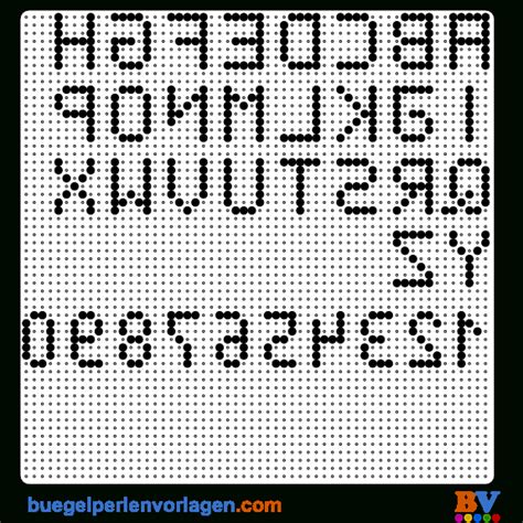 Perler Bead Number Patterns Perler Bead Pattern Alphabet Within Hama Bead Letter Templates