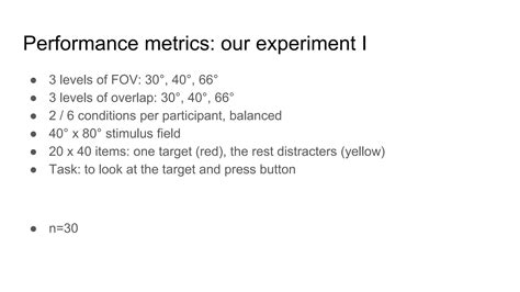 Stereoscopic Field Of View Guidelines Ppt