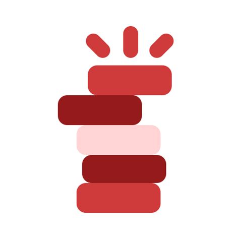 Stacking Generic Color Fill Icon