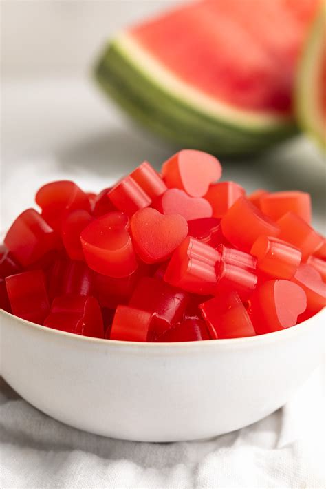 3 Ingredient Healthy Watermelon Gummies
