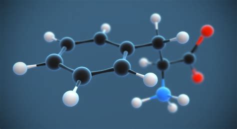 Fenilalanin - 3B görüntü - Mozaik Dijital Eğitim ve Öğrenme