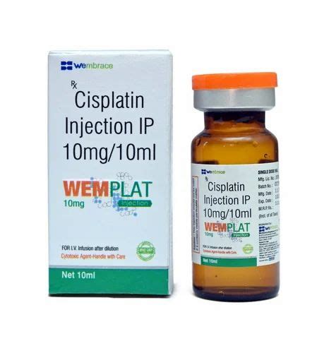10mg Cisplatin Injection At ₹ 7929vial New Delhi Id 2851012496362