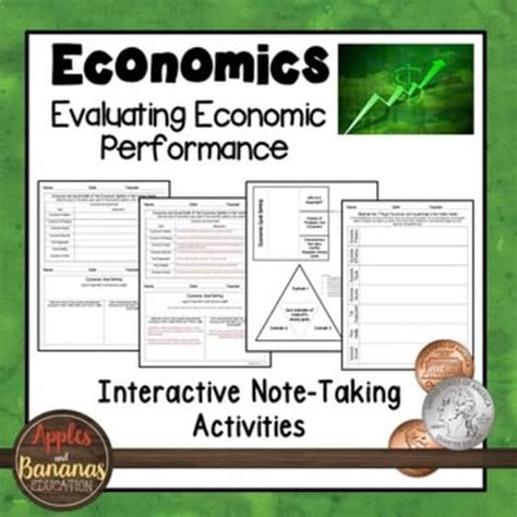 Evaluating Economic Performance Interactive Note Taking Activities