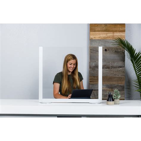 Sneeze Guard Clear Acrylic Plexiglass Shield With Aluminum Frame For C