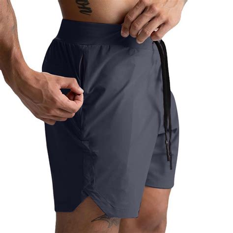 Ryrjj Mens Running Shorts With Zipper Pockets Lightweight Quick Dry