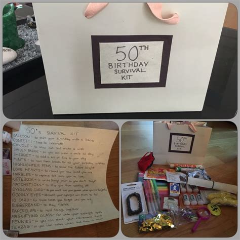 50th Birthday Survival Kit